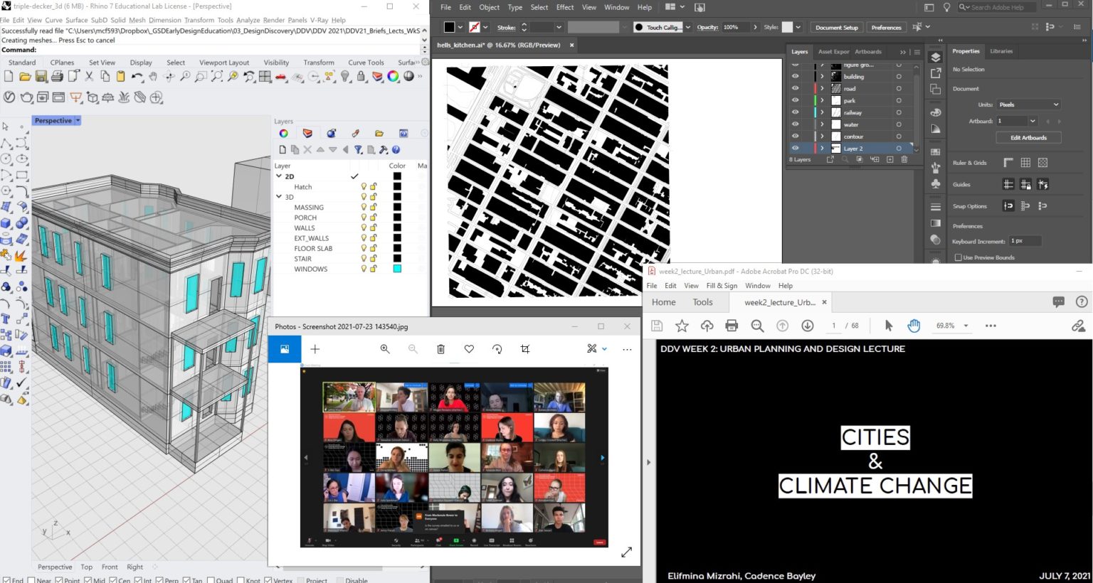 Harvard GSD Design Discovery Virtual - Early Design Education