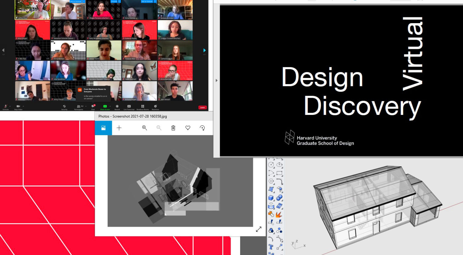 Harvard GSD Design Discovery Virtual - Early Design Education